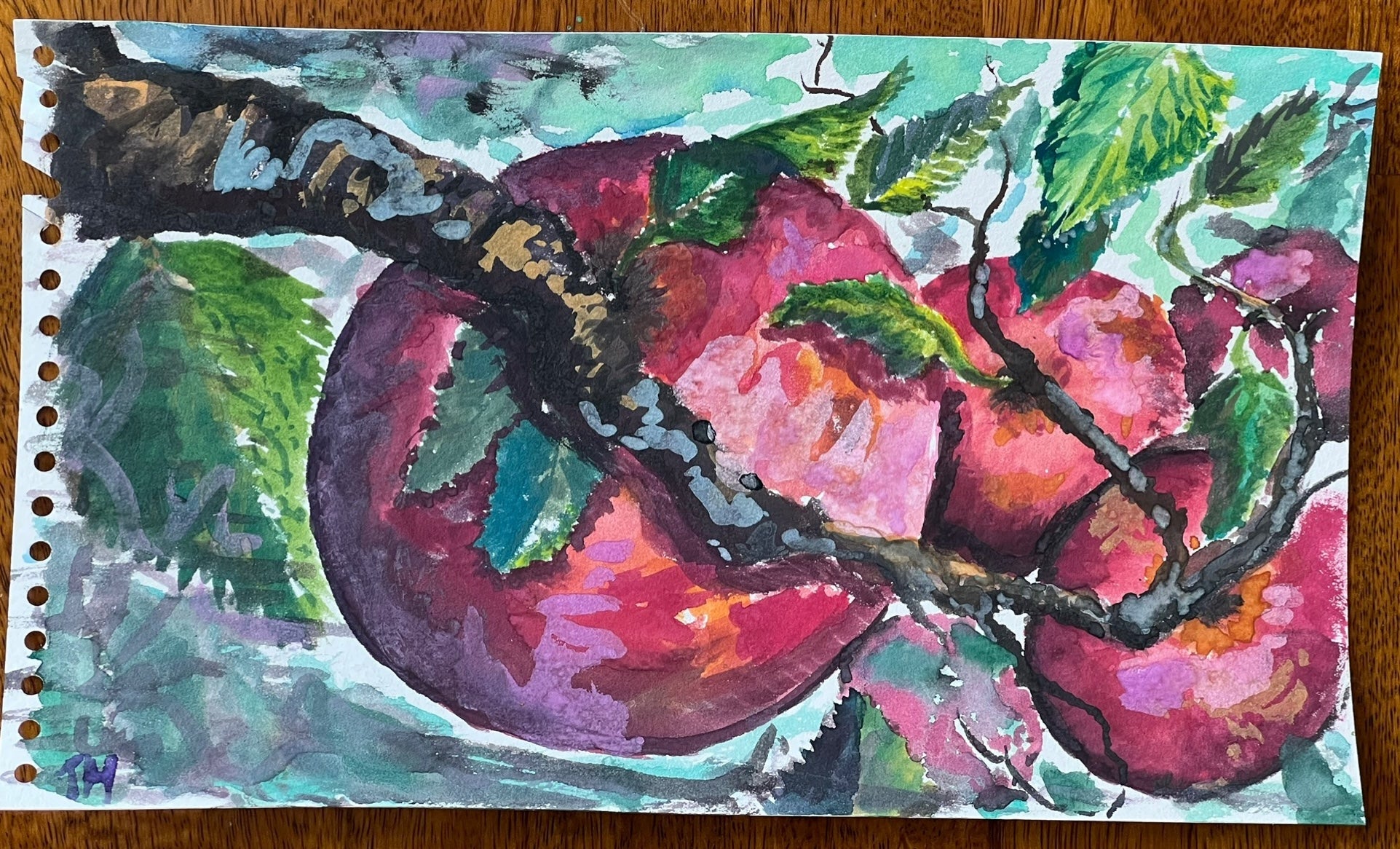"Down" - Watercolor Painting – Tall Heights